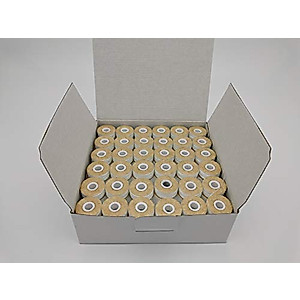 Prewound Bobbin, Card Board, Size L (SA155, Size 9.4), White Color, 144pcs per Box, 75D/2 Polyester, Doublelin,Compatible with Babylock, Barudan, Bernina, Brother, Consew, Singer, Tajima and More