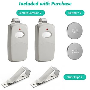 2 Replacement for Multicode Linear 3089 Garage Gate Door Opener Remote Transmitter,308911,MCS308911,10 dip Switch 300mhz,Grey