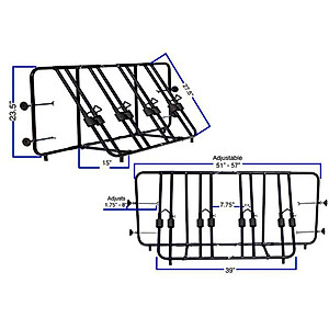 Titan Ramps Truck Bed Bike Rack - 4-Bike