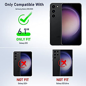 iMangoo Galaxy S23 Case, for Samsung Galaxy S23 Wallet Cases Cover ID Credit Card Slot Holder Cash Pocket PU Leather Slim Flip Sleeve Double Magnetic Closure Clasp for Galaxy S23 Women Men Blue