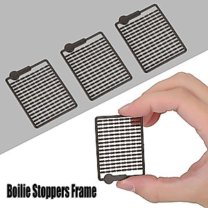 VGEBY Boilie Stoppers Frame 10Pcs Hair Rig Boilie Bait Stops Stoppers Frame Carp Fishing Tackle Accessory