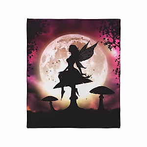 CafePress Titania Fairy Throw Blanket/Cover Super Soft Fleece Plush Throw Blanket, 60"x50"