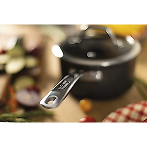 Kuhn Rikon Easy Pro Non-Stick Saucepan with Glass Lid, 7.05 inch/18 cm