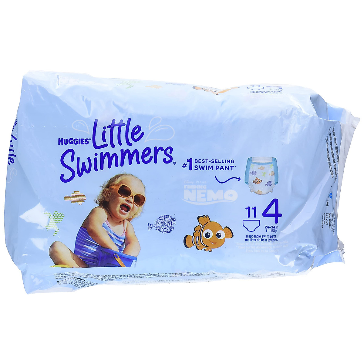 Huggies Little Swimmers Disposable Swimpants, Medium, 11-Count