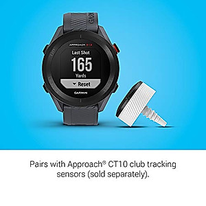 Garmin Approach S12, Easy-to-Use GPS Golf Watch, 42k+ Preloaded Courses, Granite Blue, 010-02472-01