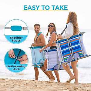 #WEJOY Chaise Lounge Chair with Face Arm Hole Foldable Patio Sun Chair with Adjustable Backrest and Padded Pillow Heavy Duty Folding Beach Lounger for Camping Sunbathing Lawn Pool Garden Yard