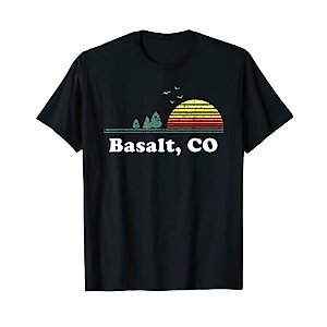 Vintage Basalt, Colorado Home Souvenir Print T-Shirt