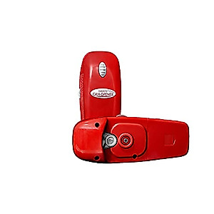 Hystrada Electric Can Opener - No Sharp Edge Handheld Can Opener - Battery Operated Can Opener - Easy One-Touch Operation Can Opener - Automatic, Food Safe, Hands Free, Smooth Edge (Red)