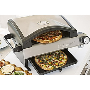 Cuisinart CPO-600 Portable Outdoor Pizza Oven & CPS-050 Alfrescamore Quick Cut Pizza Cutter