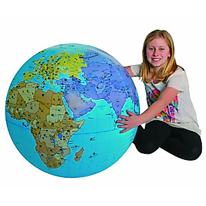 Tedco XXL Inflatable Globe Ingenuity, Creativity, Analytical Skills