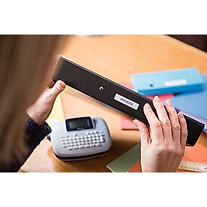 Brother M-K231BZ Labelling Tape Cassette, Black on White, 12 mm (W) x 8 m (L), Brother Genuine Supplies