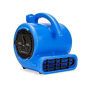 B-Air VP-20 1/5 HP Air Mover for Water Damage Restoration Carpet Dryer Floor Blower Fan Home and Plumbing Use, Blue…