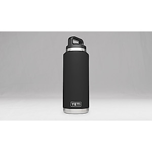 YETI Rambler 36oz Vacuum Insulated Stainless Steel Bottle with Cap (Stainless Steel) (Black)