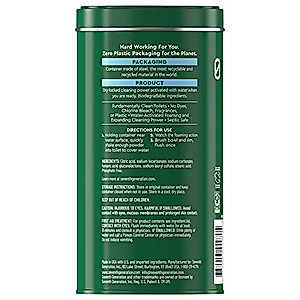 Seventh Generation Zero Plastic Bathroom Cleaner Powder, Fragrance Free, Unscented, 10 Oz