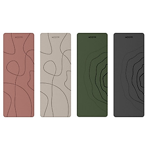 WeGym 4mm Yoga Mat - Premium Polyurethane; Desert Tan - Anti-Slip, Cushioned Exercise Mat Crafted for Yoga, Pilates, and Home Workouts - 100% Natural Rubber Base for Stability & Joint Support