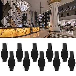 RFID Card Reader, Contactless RFID Proximity Smart Card, RFID Wristband Silicone Bracelet Waterproof IC Card for Swimming Pool Sauna Room (10pcs)(Black)