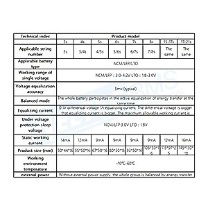 Heltec 4S 5S 6S 5A Capacitor Active Equalizer Balancer Lifepo4 Lithium Lipo/Titanate LTO for Battery Car Audio Group Balancer