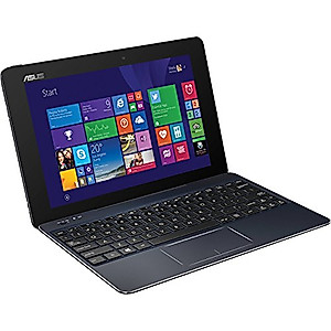 Asus Transformer Book T100-CHI-C1-BK(M) - 10.1" 2-in-1 Laptop/Tablet Combo - Intel Atom Z3775/2GB RAM/64GB eMMC/Intel HD Graphics/Windows 8.1 - Dark Blue