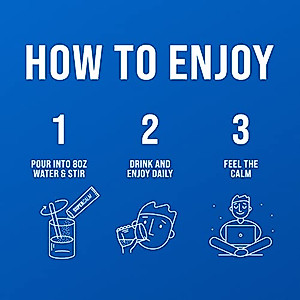 Nello Supercalm Powdered Drink Mix, Raspberry Lemonade, L Theanine, Ksm-66 Ashwagandha, Magnesium Glycinate, Vitamin D 3, Supplements for Relaxation & Focus, No Sugar, Non GMO, Vegan, On The Go, 20 Ct