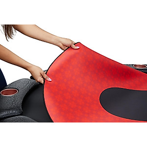 Triton Premium Poker Table for 10 Players - Foldable and Long-Lasting Poker Table, Luxurious Vegas Style Casino Experience at Home