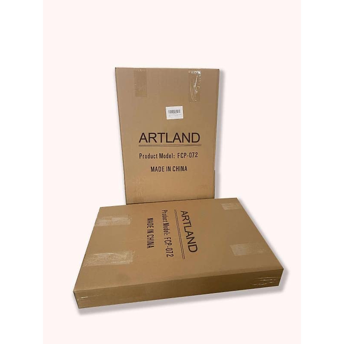 ARTLAND Modern 100% Hand Painted Abstract Oil Painting on Canvas The Maze Of Memory 3-Piece Gallery-Wrapped Framed Wall Art Ready to Hang for Living Room for Wall Decor Home Decoration 24x48inches