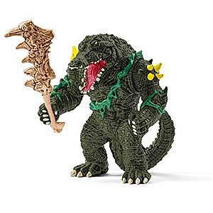 Schleich Eldrador Creatures, Mythical Creatures Toys for Kids, Attack on Ice Fortress Set with Ice Monster and Jungle Monster Action Figures, Ages 7+