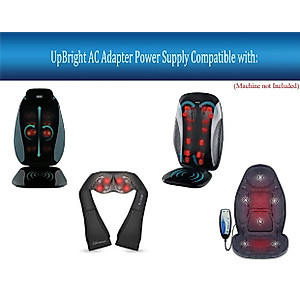 UpBright 12V 2.5A AC/DC Adapter Compatible with Homedics QRM-400 NMS-630H ADP-1 ADP-8 ADP-6 BMS-5 LSS-10 BMS-10 H Massage Chair S030BU1200250 PP-ADPEM14 PP-ADP25 TEAD-66-122500U 12.0V 30W Power Supply