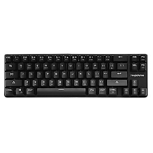 Qisan Gaming Keyboard Mechanical Keyboard Black Switch Backlight Keyboard 68-Keys Mini Design (60%) Black Magicforce