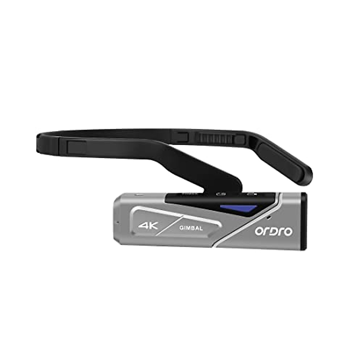 ORDRO EP7 4K 60FPS Camcorder Head-Mounted Video Camera, Wi-Fi APP Control, 2-Axis Gimbal Stabilizer with Remote Control,64GB Micro SD Card