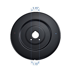 Escutcheon Replacement for Moen 16090 Chateau Collection, for One-Handle Tub and Shower Faucets, Matte Black