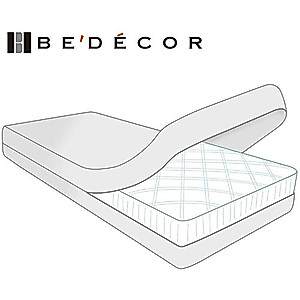 Bedecor Zippered Full Mattress Protector Cover for 7"-9" Depth Mattress,Fully Encased Liquid Proof Urine Pee Protection Breathable Smooth Incontinence Pet Baby Potty Training