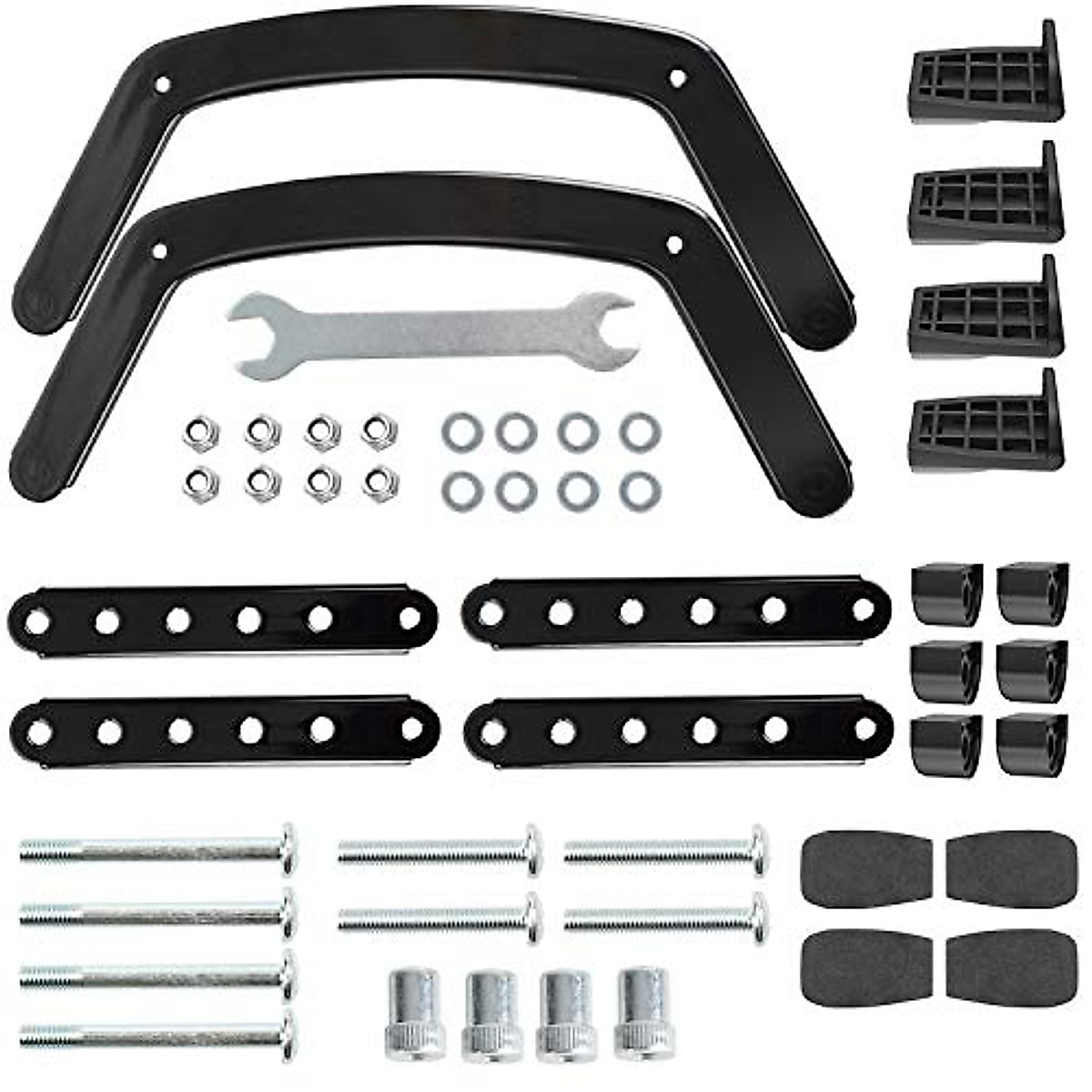 HUANUO Universal VESA Mount Adapter Kit, Non-VESA Adapter for 17 to 27 Inch Monitor Screens to 75x75 VESA Mount