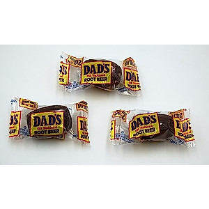 Dad's Root Beer Barrels - Old Fashioned Hard Candy 1.5 Lbs plus Snack Hotline Candy Tin | Individually Wrapped Bulk Candy