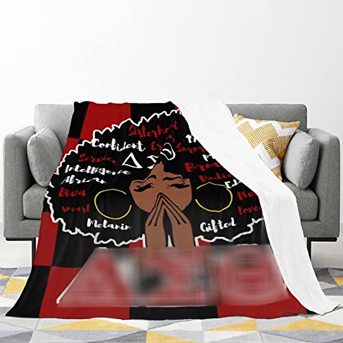 Cartoon Blankets Winter Warm Soft Blanket Throw for Bedroom Sofa Chair Lightweight Home Decor Travel Blanket 40*50inch（127CM*102CM）