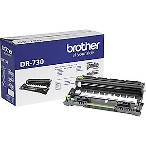 Brother Genuine-Drum Unit, DR730, Seamless Integration, Yields Up to 12,000 Pages, Black (-Drum unit, NOT toner)
