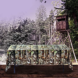 Havercamp Next Camo Party Tablecover | 1 Count | Great for Hunter Themed Party, Camouflage Motif, Birthday Event, Graduation Day, Outdoor Family Picnic