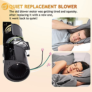 Adviace Aftermarket 812-4900 Convection Blower for Quadrafire Classic Bay 1200i Insert, Quadra-Fire 4100i 4100 3100 3100i 4300 Wood Stoves, 7100 Fireplace, Heatilator Eco Choice PS35 Pellet Stove