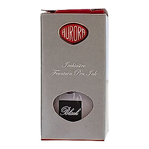 Aurora 125-N Refill Ink Bottle Ink, Black, 1.5 fl oz (45 ml)