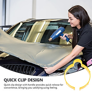 5pcs Rolls Body Film Tool Vinyl Film Holders Vinyl Film Clamp Vinyl Film Fixing Clamps Car Film Clips Vinyl Wrap Clips Film Wrap Holders Car Vinyl Film Gripper Vinyl Film Clips