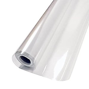 Clear Sticker Back Plastic Roll, Self Adhesive Transparent Books Covering Kitchen Protective Backsplash, Pet Scratch Protector 45x200cm