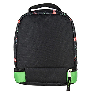 INTIMO Monster Jam Grave Digger Monster Truck Dual Compartment Lunch Bag Luch Box