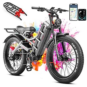 Romeo Pro 1600W 60A Fat Tire Full Suspension Ebike