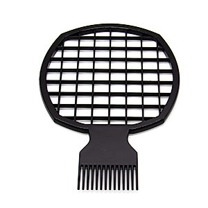 AUEAR, Black Plastic Hair Coil Comb Natural Curly Twist Hair Brush (Twist Comb)