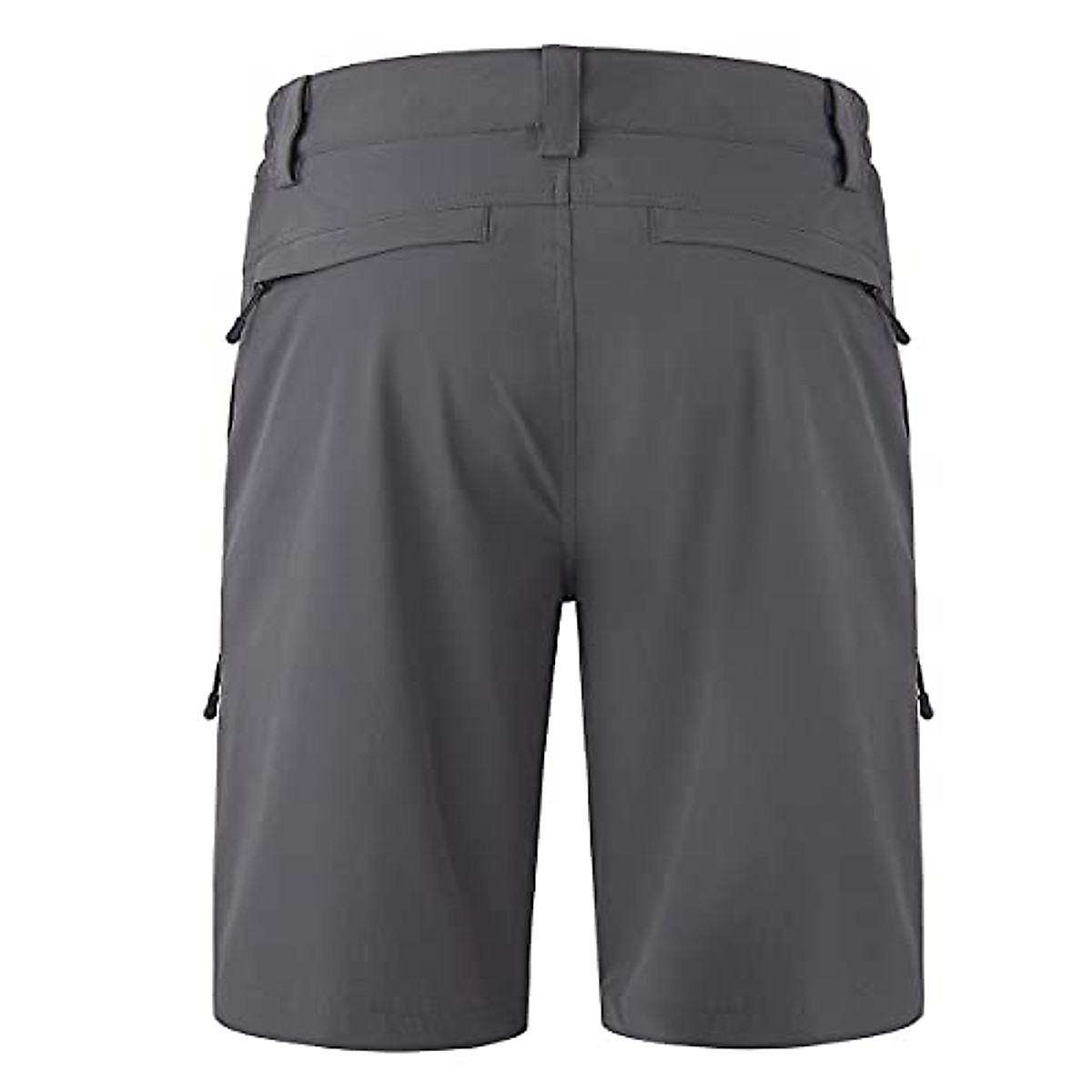 FREEKITE Men's Outdoor Ripstop Cargo Shorts Golf Quick Dry Hiking Fishing Tactical Work Shorts with Pockets (Gray,38W/10L)