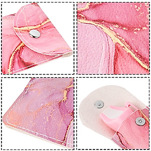 Jasenna Recorder Instrument for Beginner Kids Adults,8-Hole Soprano Descant Recorder Music Flute with with Cleaning Rod & Leather Case For School Student Home Entertainment(2-Pink Splash-ink)