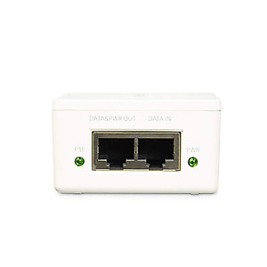 Tenda PoE Injector 48V, IEEE802.3at Gigabit PoE Injector up to 30W, Compatible with IEEE 802.3af, RJ45 Port, Passive PoE 10 / 100Mbps, Distance Up to 100 Meters, Plug and Play(PoE30G-AT)