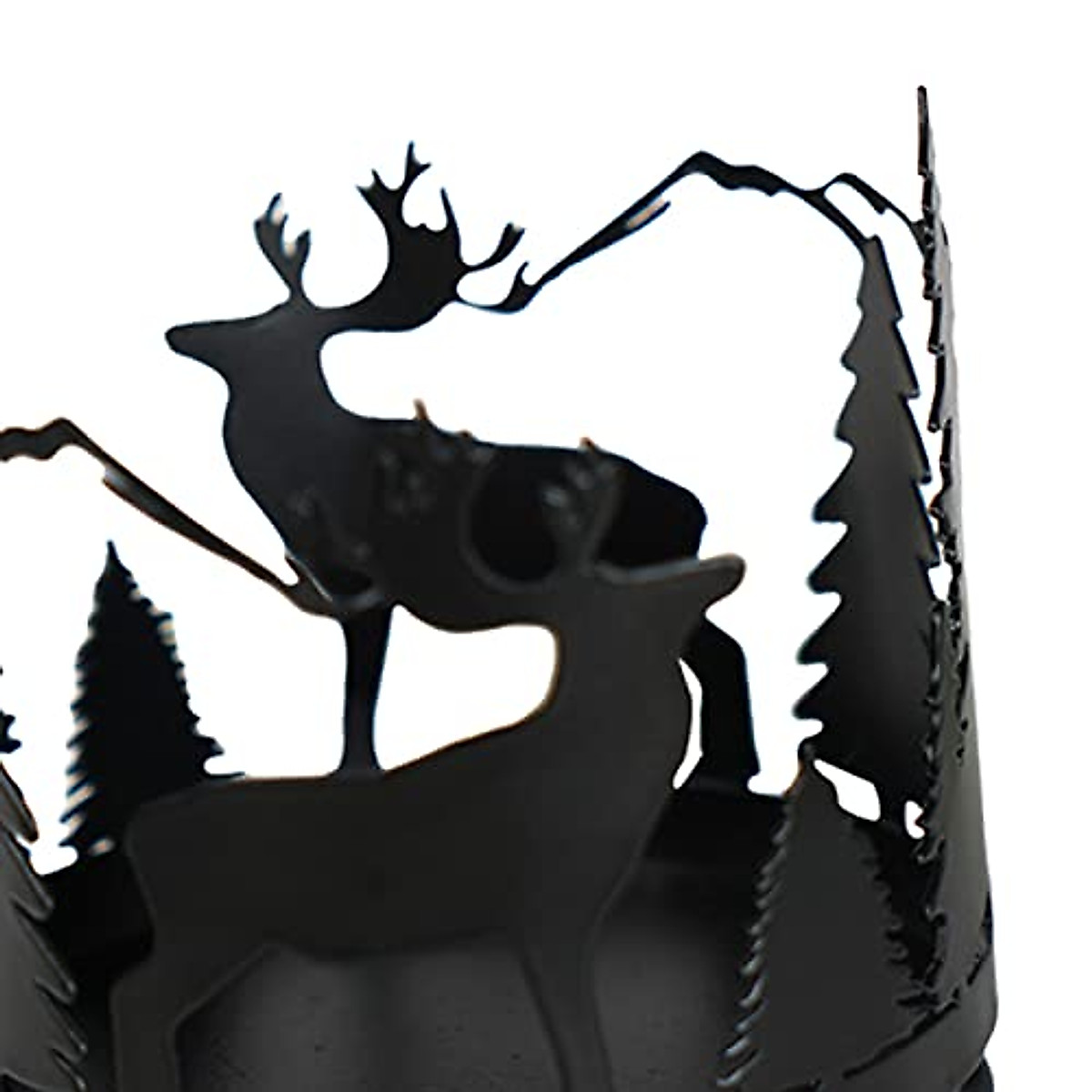 Bothyi Votive Candle Holder, Metal Candlestick, Romantic Decorative Candelabra Candle Stand for Dining Table Party Wedding Decor Gift, Deer