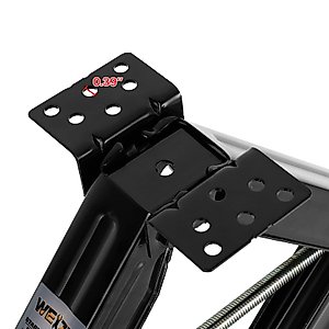 Weize Camper RV Trailer Stabilizer Leveling Scissor Jacks with Handle -24"- 5000lbs - Set of 2