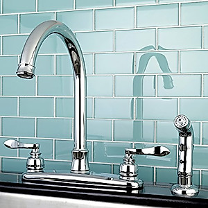 Kingston Brass FB7791NFLSP Nuwave French 8-inch Centerset Kitchen Faucet, Chrome