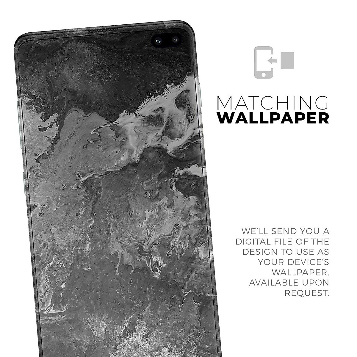 DesignSkinz Liquid Abstract Paint V56 Protective Vinyl Decal Wrap Skin Cover Compatible with The Samsung Galaxy S20 (Screen Trim & Back Glass Skin)